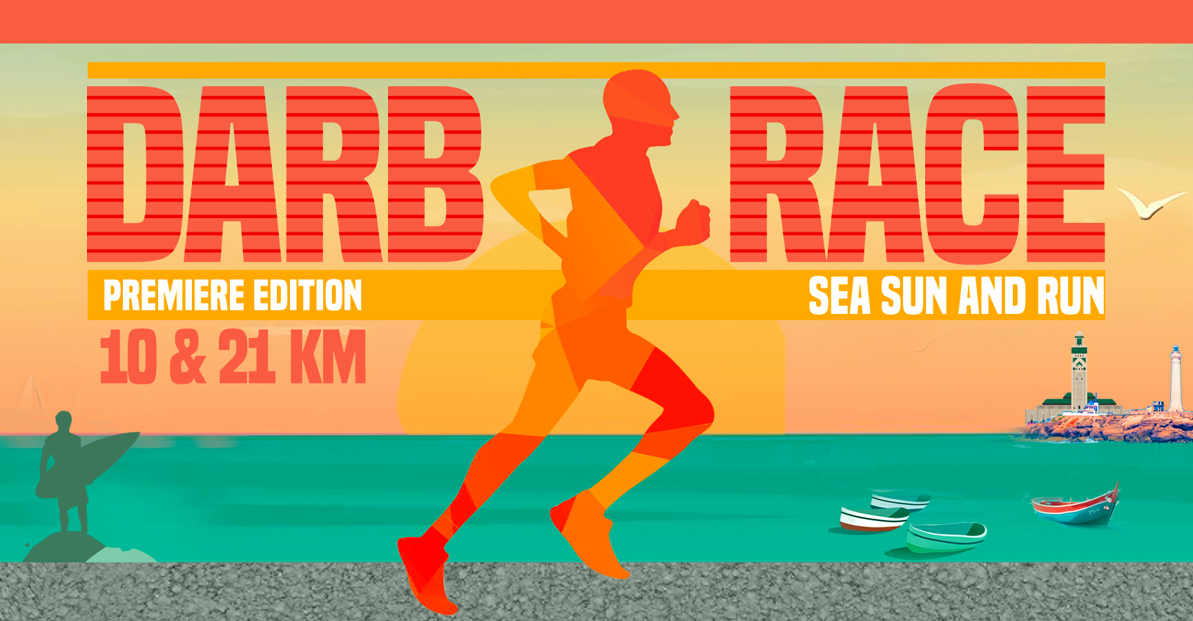 Darb Race - Sea, Sun & Run - 10 & 21 KM - 8 Décembre 2024